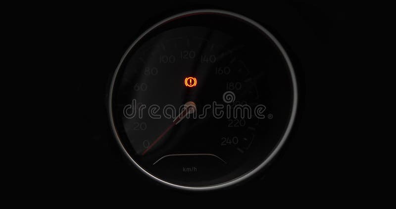 Car Speedometer, Safety Symbols, Fuel Level Stock Photo - Image of ...