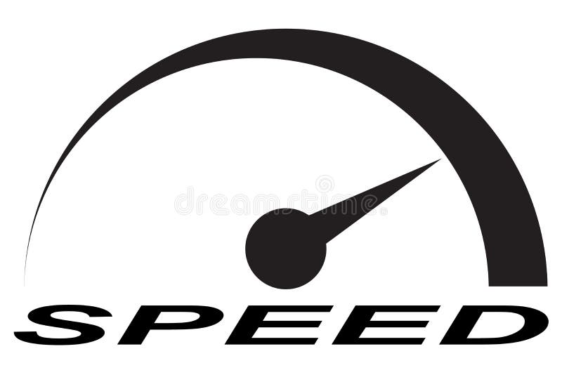 Car Speedometer with Speed Level Scale. Speedometer and Tachometer ...
