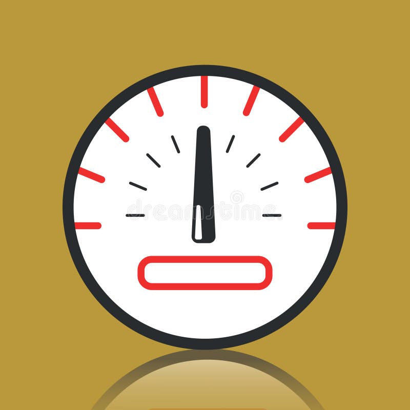 Car Speedometer. Vector Illustration Decorative Design Stock Vector ...