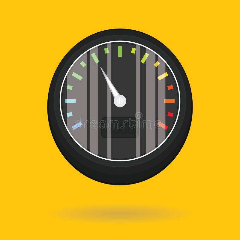 Car Speedometer. Vector Illustration Decorative Design Stock Vector ...