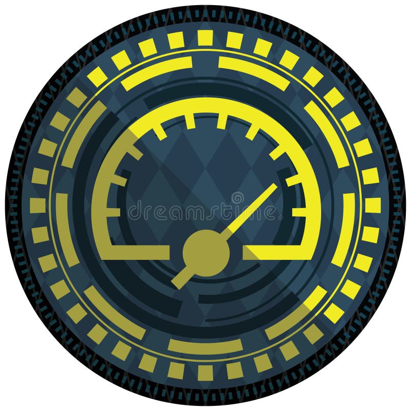 Car Speedometer. Vector Illustration Decorative Design Stock Vector ...