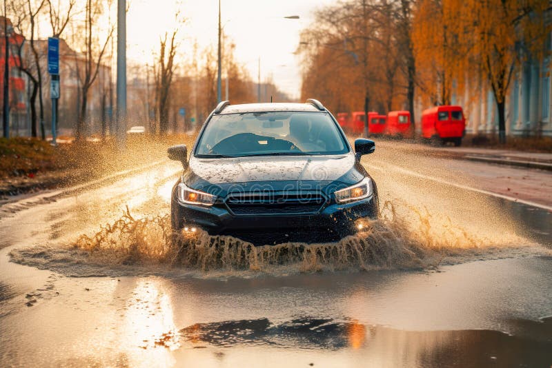 Car Splashing Water Stock Illustrations – 1,387 Car Splashing Water ...