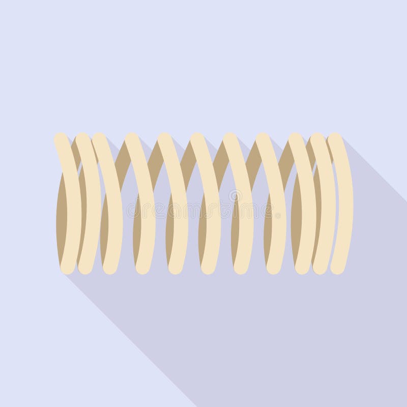 Car Spring Icon, Flat Style Stock Vector - Illustration of icon ...