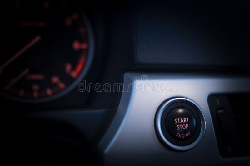 Car Start Stop Key stock image. Image of automatic, electric - 166032171