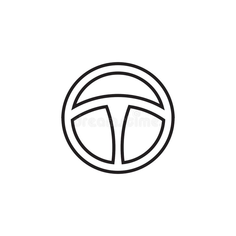 Car Steering Logo Design Vector Template Stock Vector - Illustration of ...