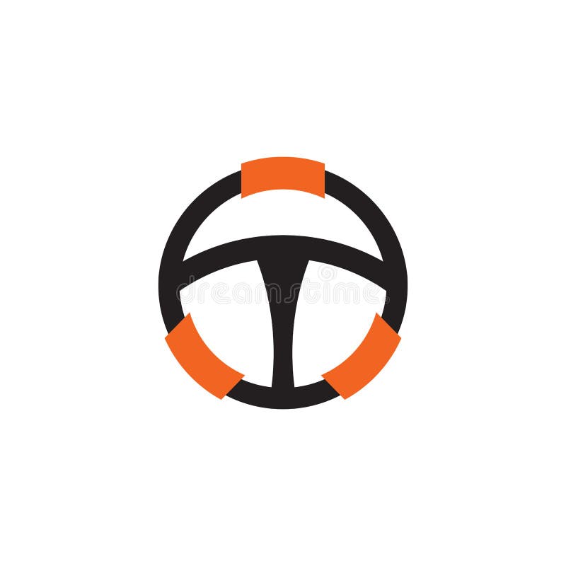 Car Steering Logo Design Vector Template Stock Vector - Illustration of ...