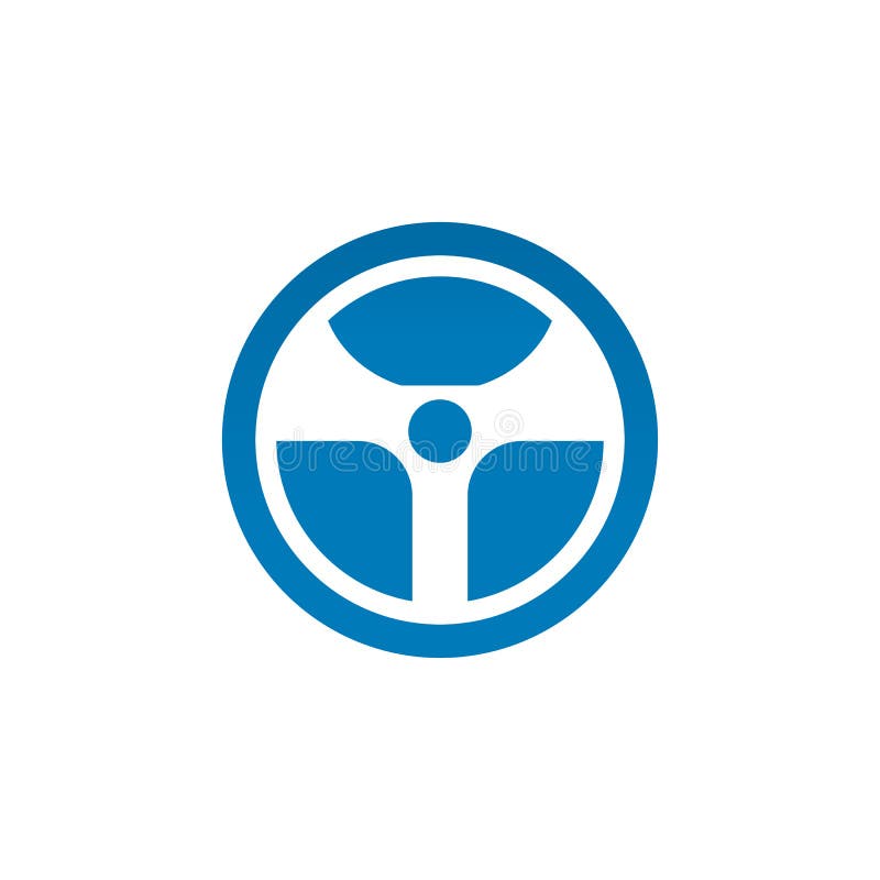 Car Steering Logo Design Vector Template Stock Vector - Illustration of ...