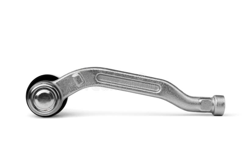 Car Steering Rod Tip Isolated on White Background. Stock Photo - Image ...