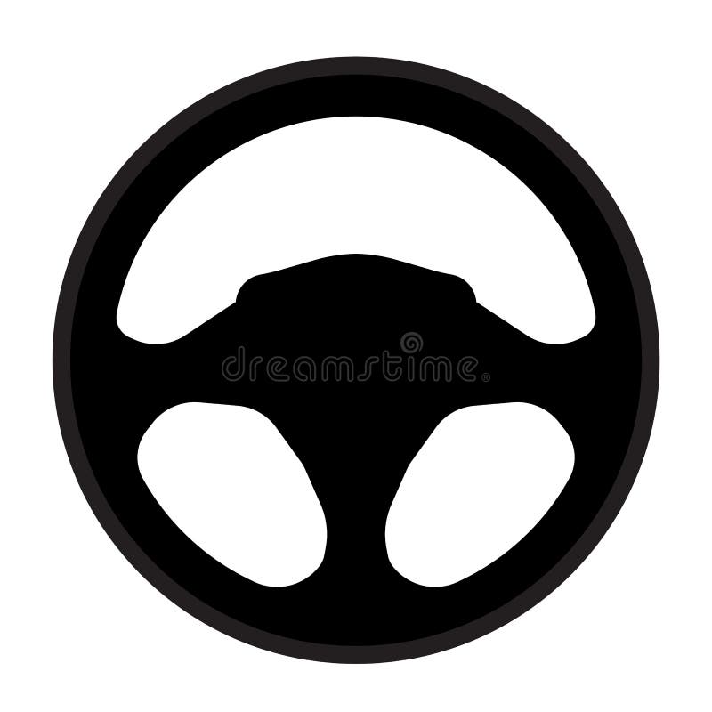 Car Steering Vector Illustration Stock Vector - Illustration of font ...