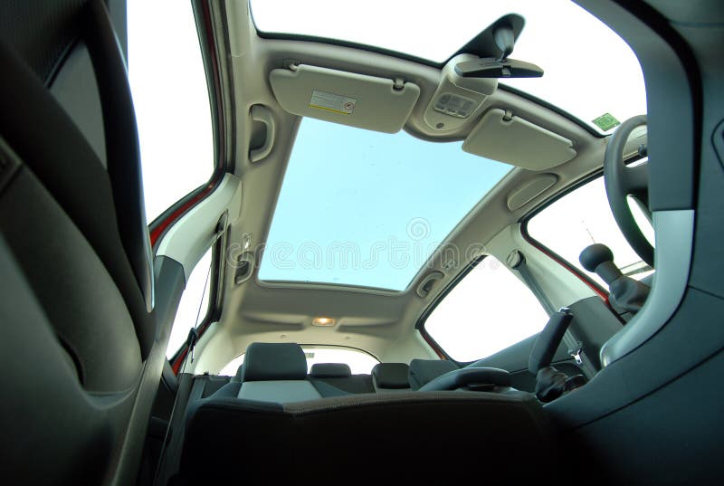 Car sunroof stock image. Image of cold, ventilate, pure - 30788835