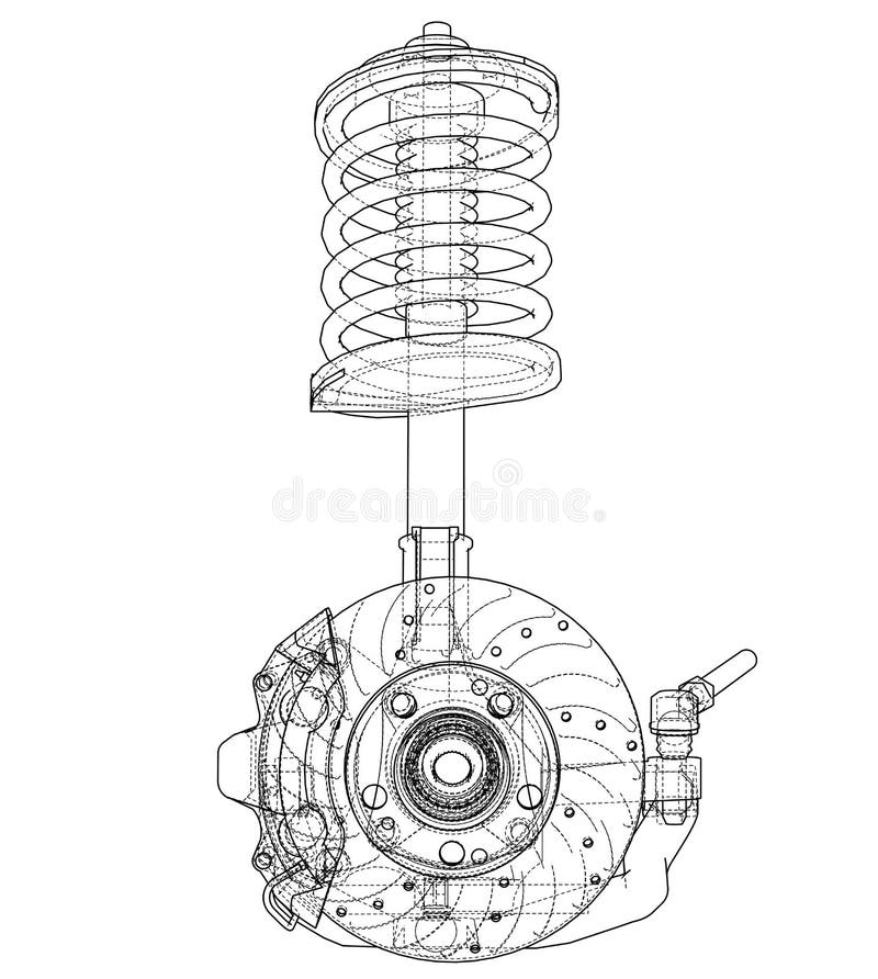 Technical Drawing Background .Mechanical Engineering Drawing Stock ...