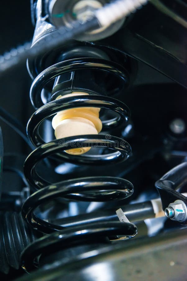 Car suspension spring stock photo. Image of service - 151111746