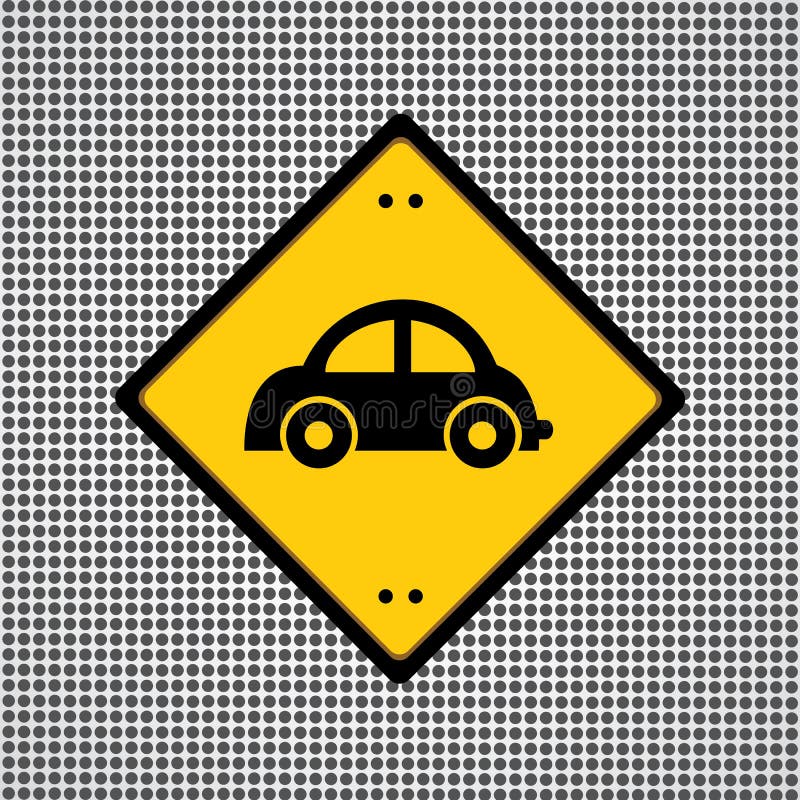 Car symbol stock vector. Illustration of drive, baggage - 89766969