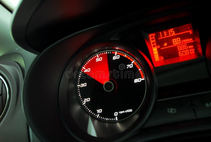 Car Tachometer stock photo. Image of automobile, competition - 30788842