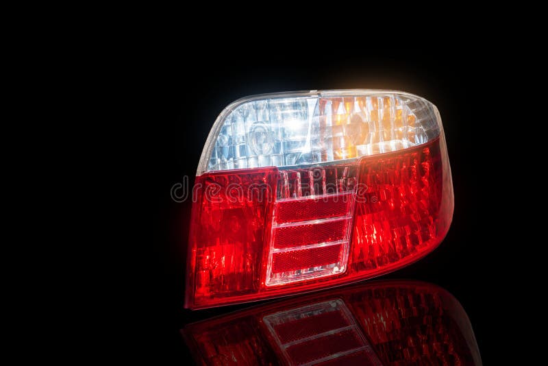 Car Tail Light, Led System Technology Isolated from the Background ...