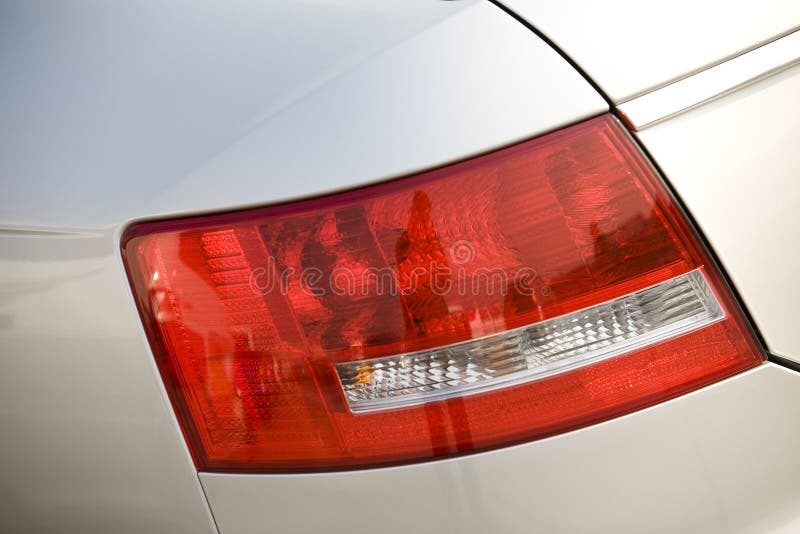 Car tail lights stock photo. Image of land, metallic, diode - 7947402