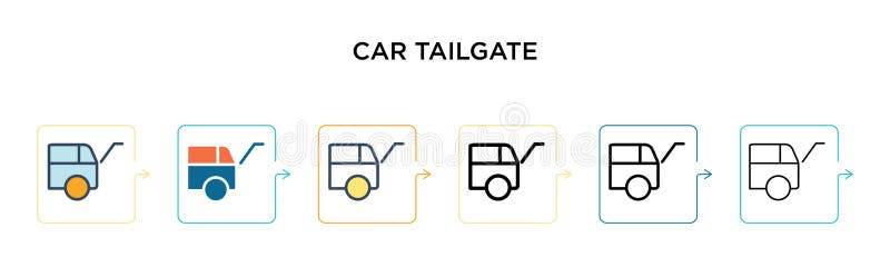 Car Tailgate Stock Illustrations – 162 Car Tailgate Stock Illustrations ...