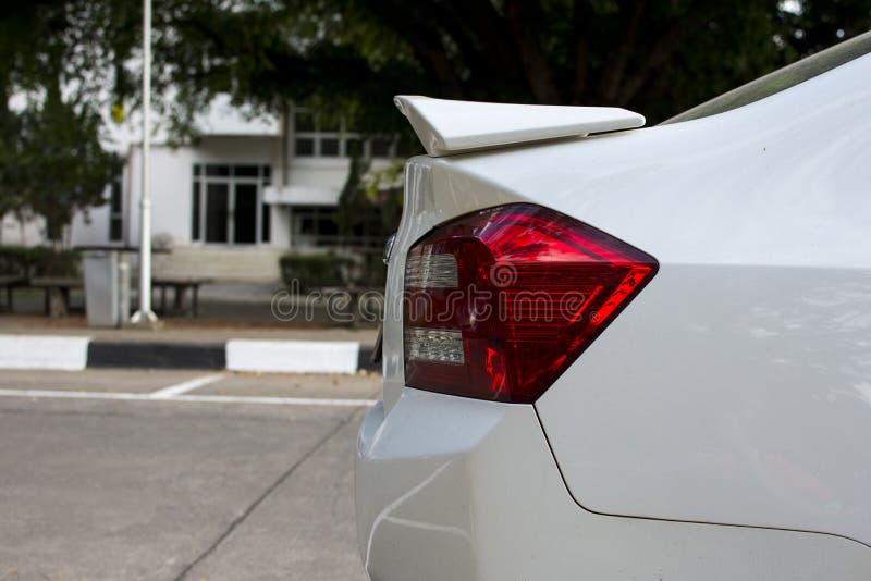 Car Taillight, Tail Lamp is a Some of Car. Stock Photo - Image of light ...