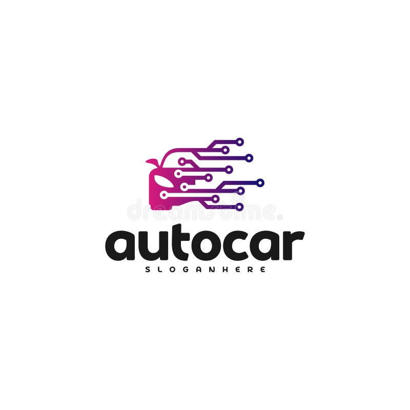 Car Tech Logo Template Design Vector. Auto Car Logo Tech Stock Vector ...
