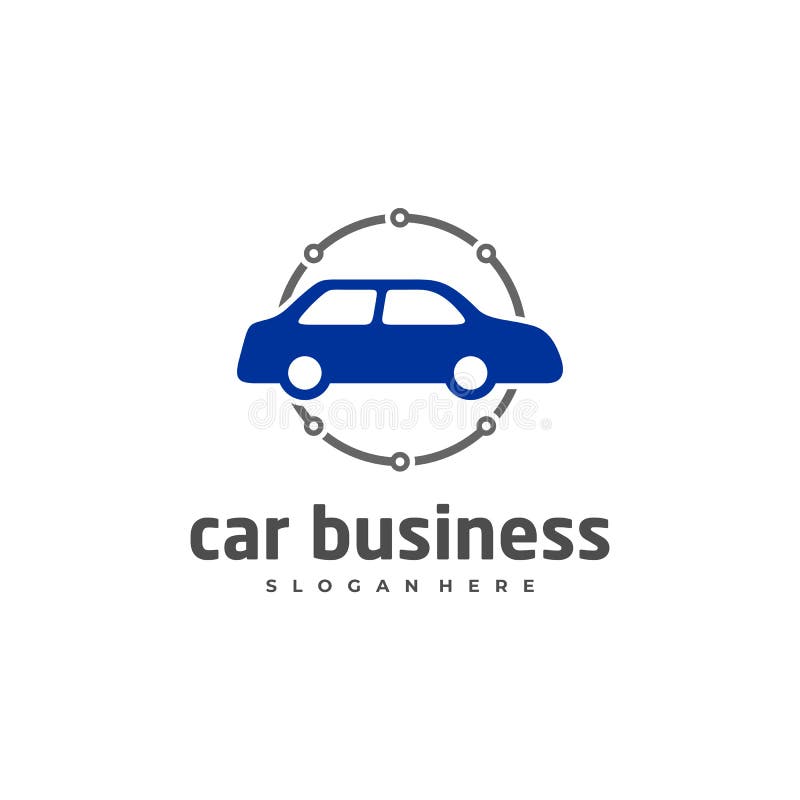 Car Tech Logo Vector Template, Creative Car Logo Design Concepts Stock ...