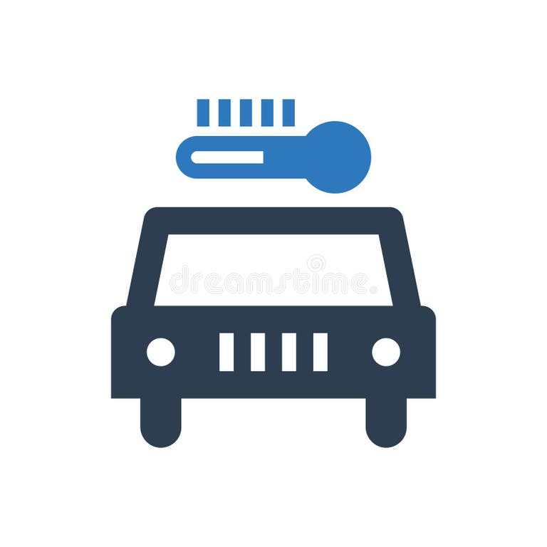 Car temperature icon stock illustration. Illustration of symbol - 374414286