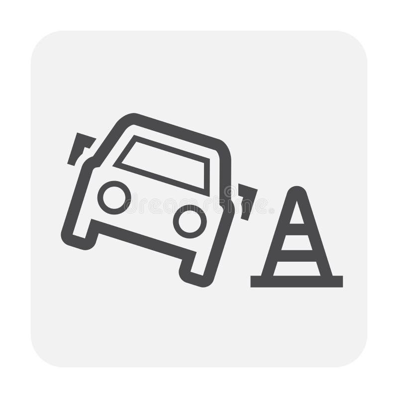 Car test icon stock vector. Illustration of icon, safe - 170819789