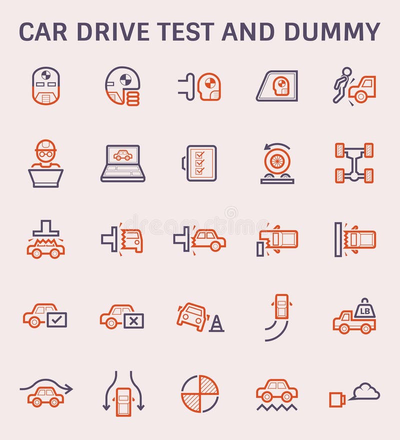 Car test icon stock vector. Illustration of model, aerodynamic - 126016582