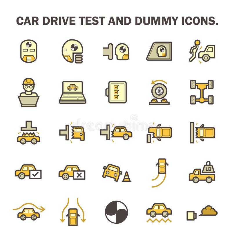 Car test icon stock vector. Illustration of diagnostics - 96589589