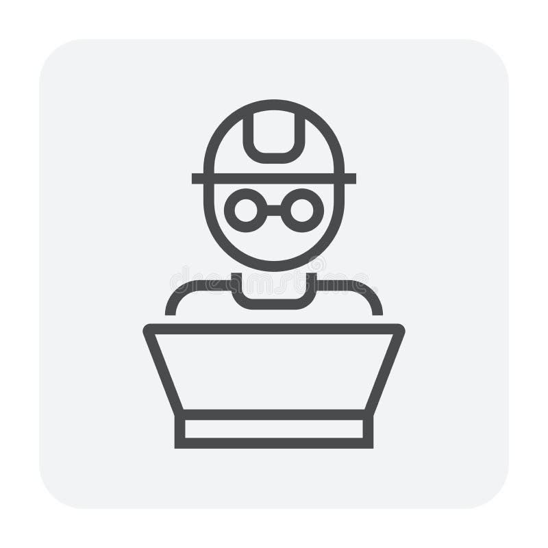 Car test icon stock vector. Illustration of dummy, break - 160875349