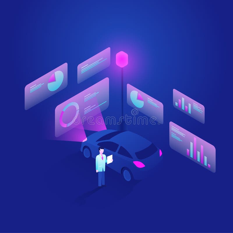 Car test stock vector. Illustration of cartoon, science - 165720884