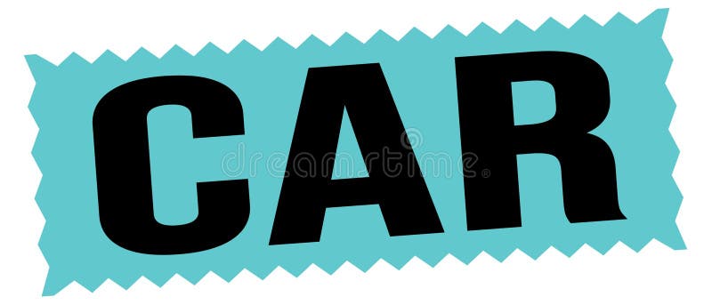 CAR Text Written on Blue-black Stamp Sign Stock Illustration ...