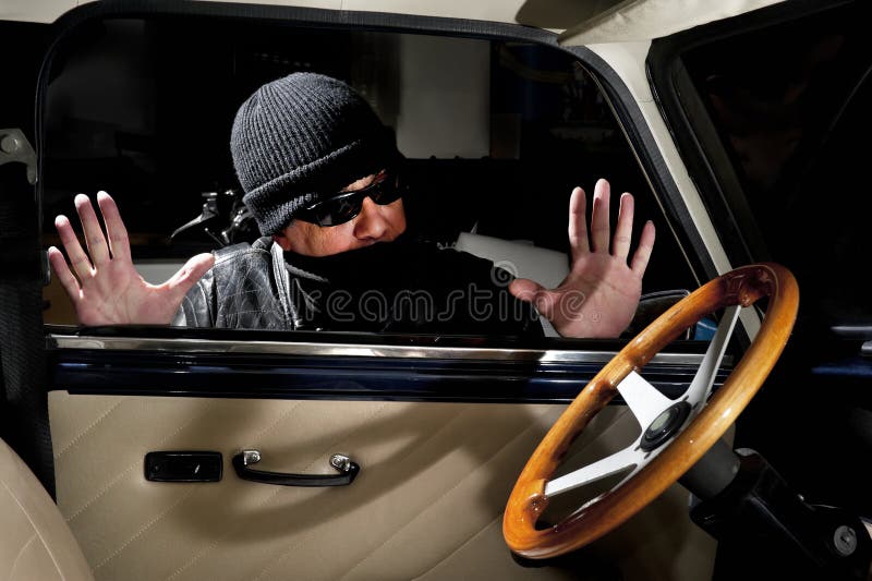 Car thief stock image. Image of alarm, break, robber - 35050437