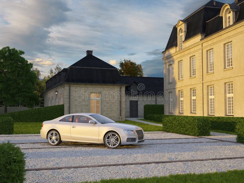 Car Three-Dimensional Visualization Stock Image - Image of wheel, tire ...