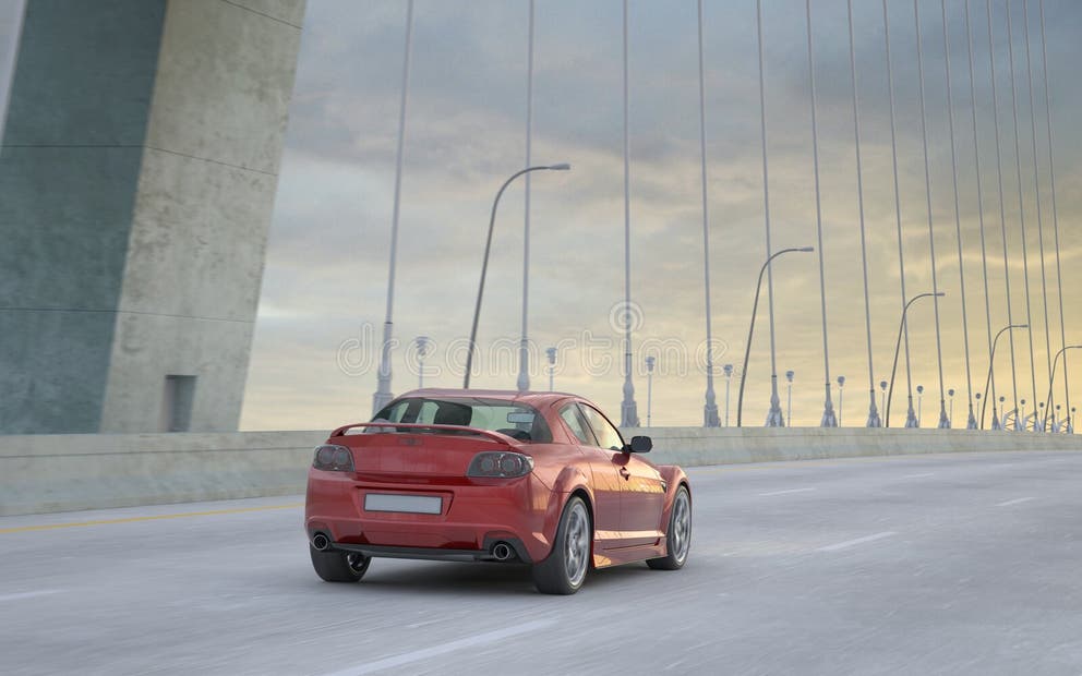 Car Three-Dimensional Visualization Stock Image - Image of auto, light ...