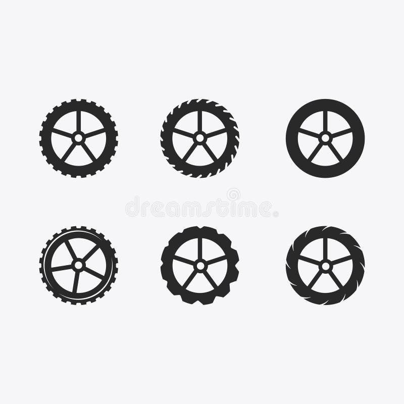 Car Tier Icons. Vector Illustration Stock Vector - Illustration of ...