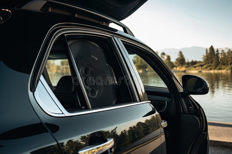Car with Tinted Windows and Loud Sound System, Ready for a Road Trip ...