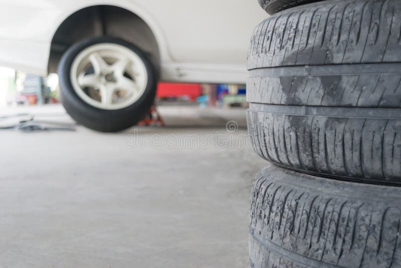 Car tire change Tires stock image. Image of sign, automobile - 88492019