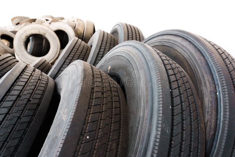 Car Tire Close Up, Used Tires Stock Image - Image of closeup, strip ...