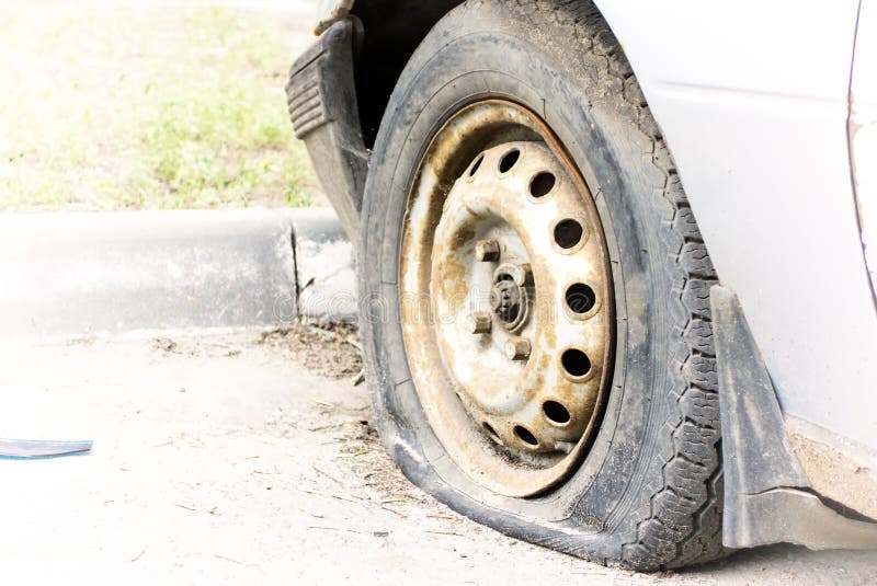 Tire with rusty wheel stock image. Image of farmer, dirty - 34483611