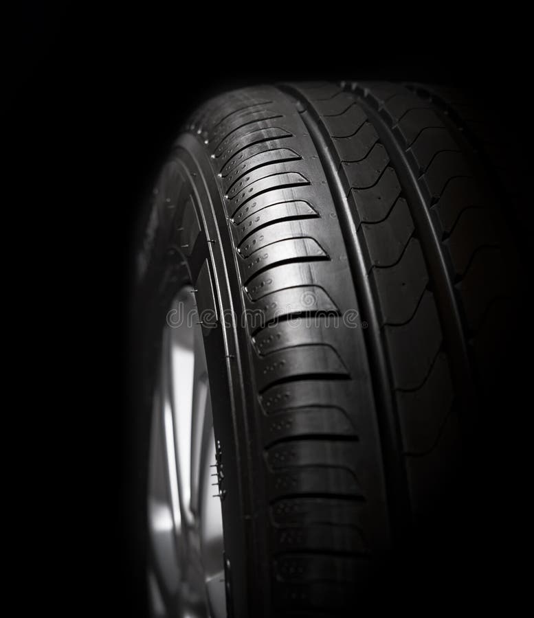 Car tires close-up stock image. Image of alufelge, cold - 70302295