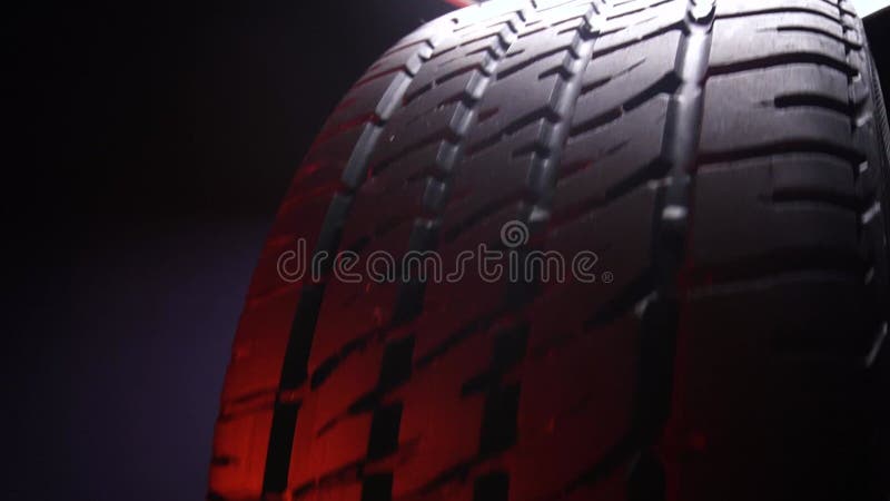 Car Tires for Driving on the Road Stock Footage - Video of circle ...