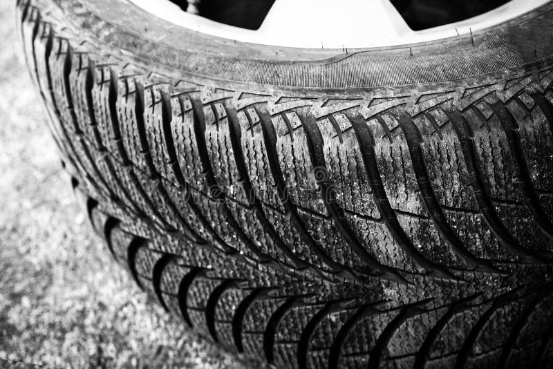 Car Tires and Wheels for Auto Background Stock Image - Image of closeup ...