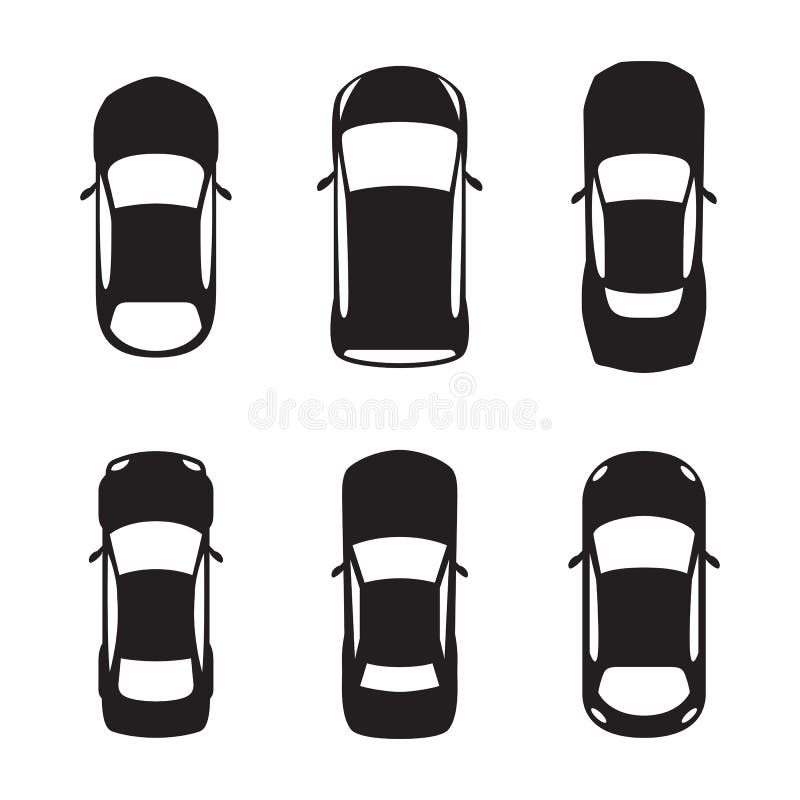 Car top icons stock illustration. Illustration of pictogram - 98664945