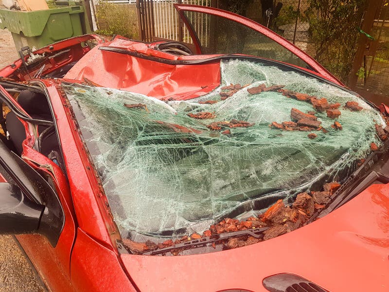 Totally Destroyed Cars Burned In Fire In The War Zone Or In Civil ...