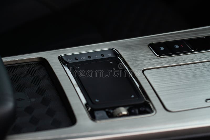 Car touchpad close up stock image. Image of concept - 271896557