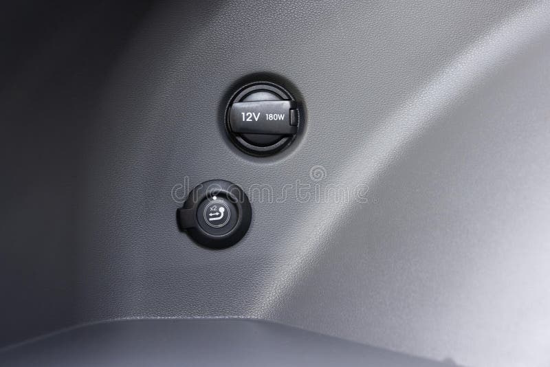 Retractable Electric Bollard Metallic, Crash Car Accident. Stock Photo ...