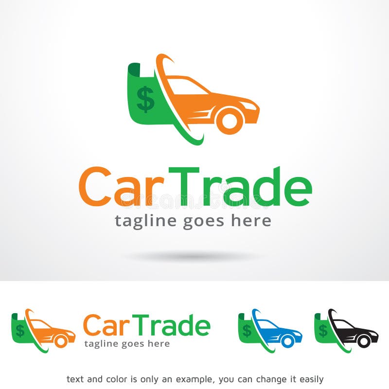 Car Trade Logo Template Design Vector Stock Vector - Illustration of ...