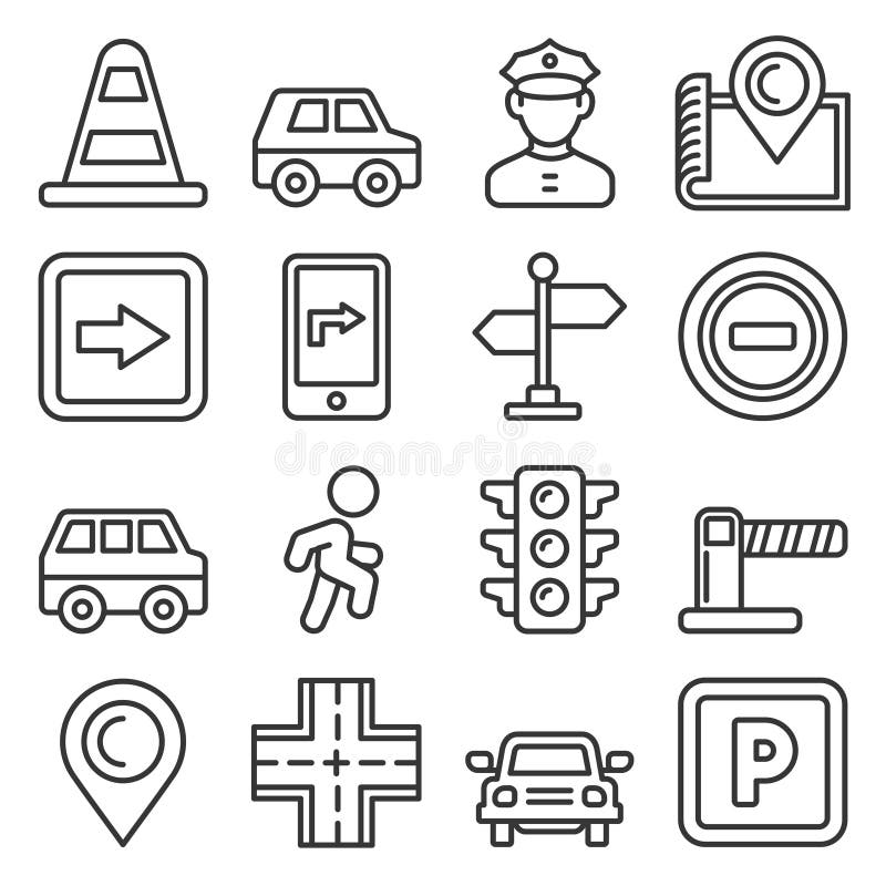 Traffic Police Pictogram Stock Illustrations – 1,529 Traffic Police ...