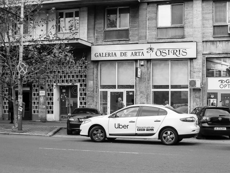 Car Traffic, Pollution, Traffic Jam City Downtown Bucharest, Romania ...