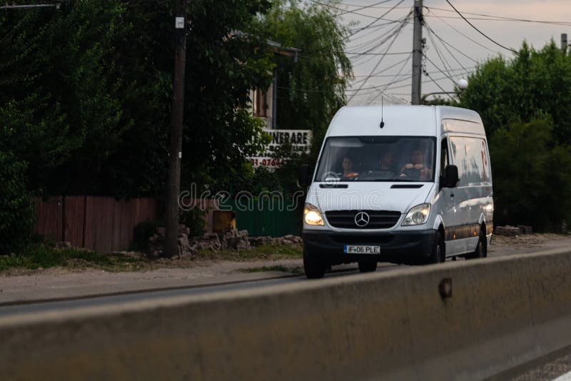 Car Traffic at Rush Hour. Car Pollution, Traffic Jam in Bucharest ...